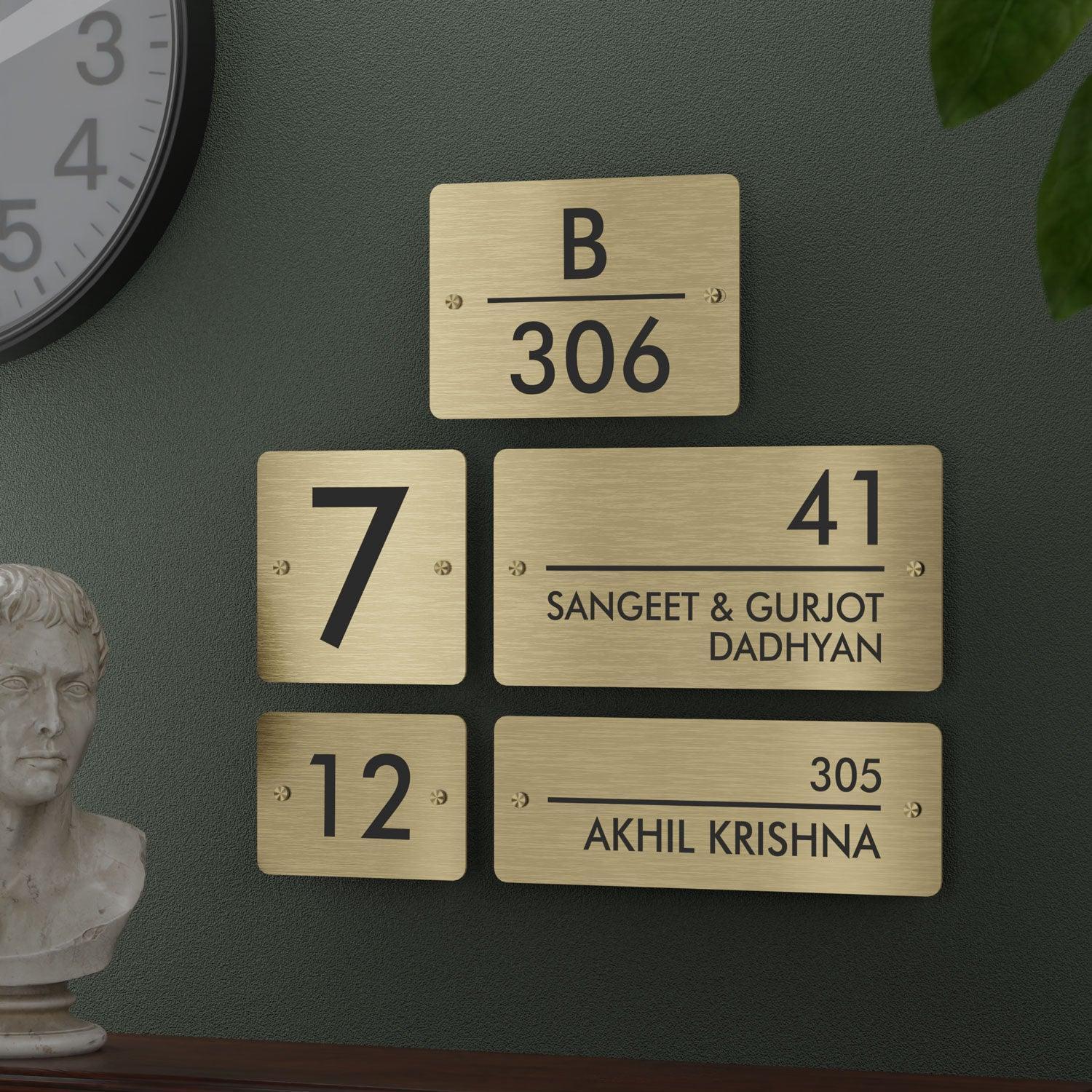 Our Complete Name Plate Catalogue | Home, Desk & Office – Housenama