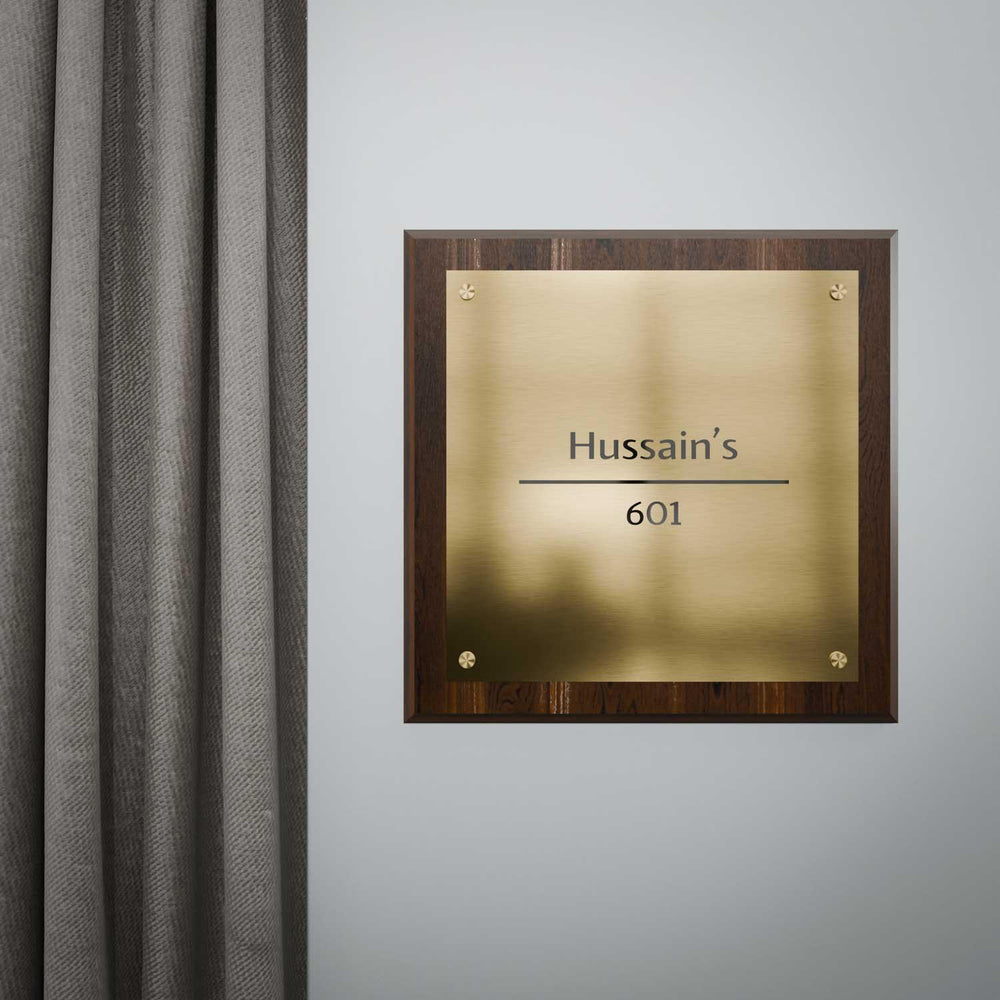 Designer Nameplates - Online Preview - Free Delivery - Housenama
