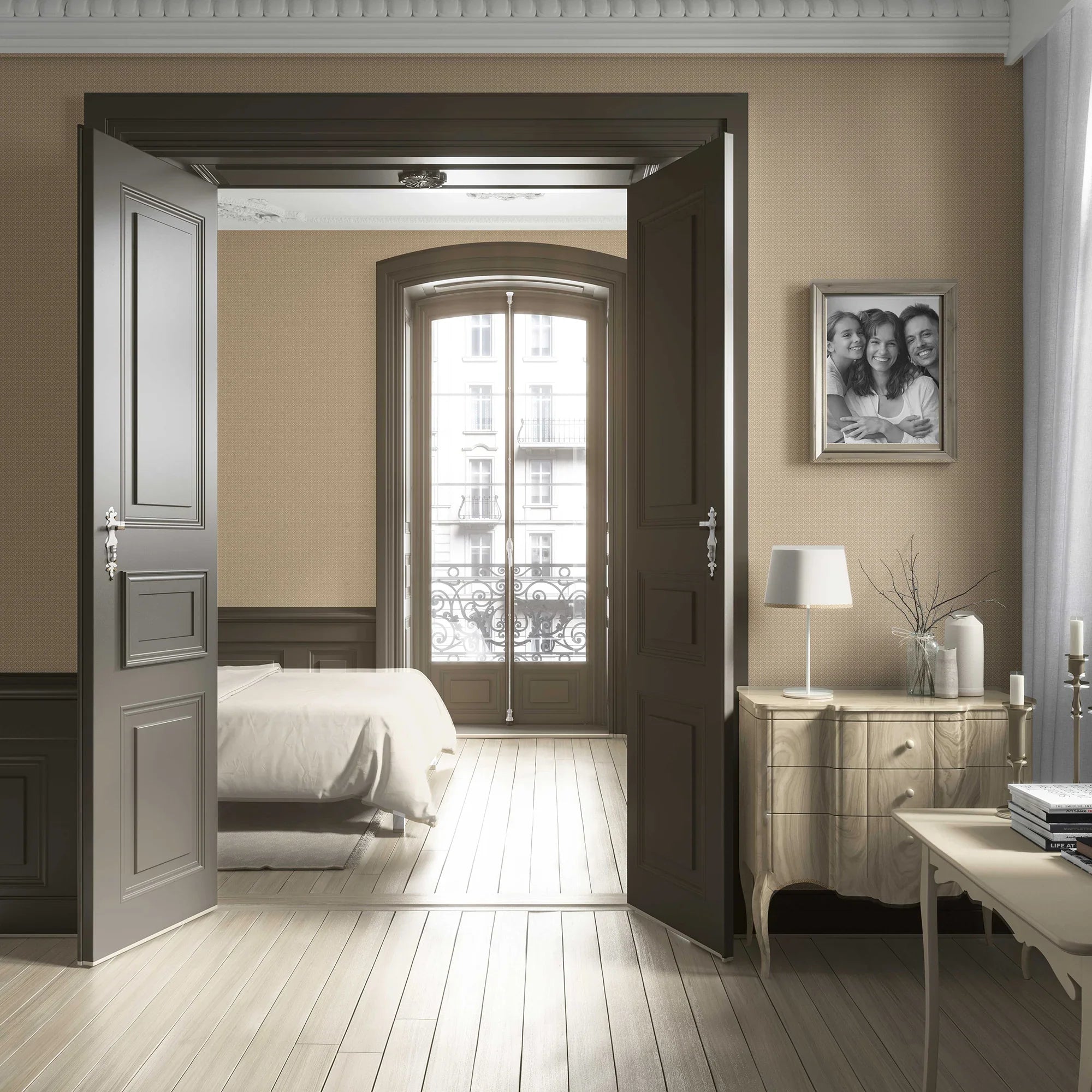 Sundar Mahal Wallpaper - Golden Clay – Housenama