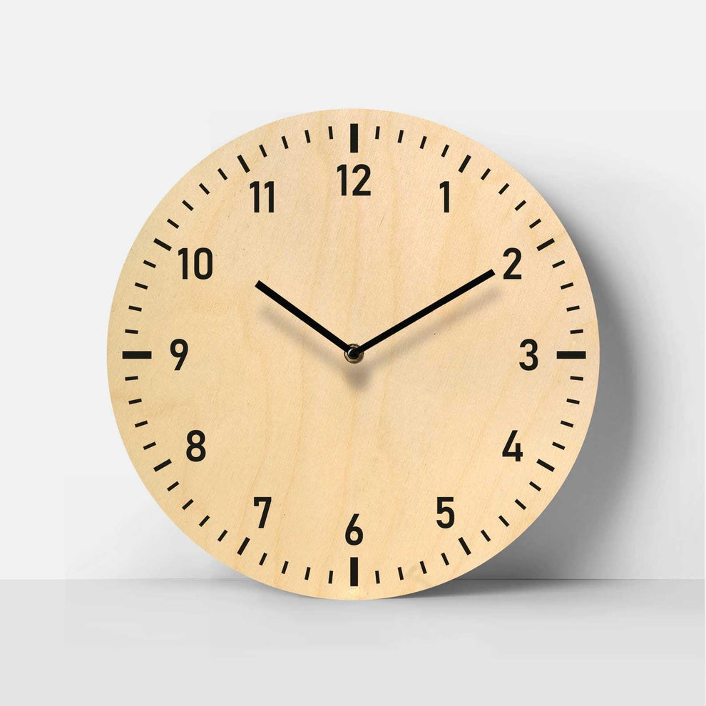 Everyday Birch Clock – Housenama