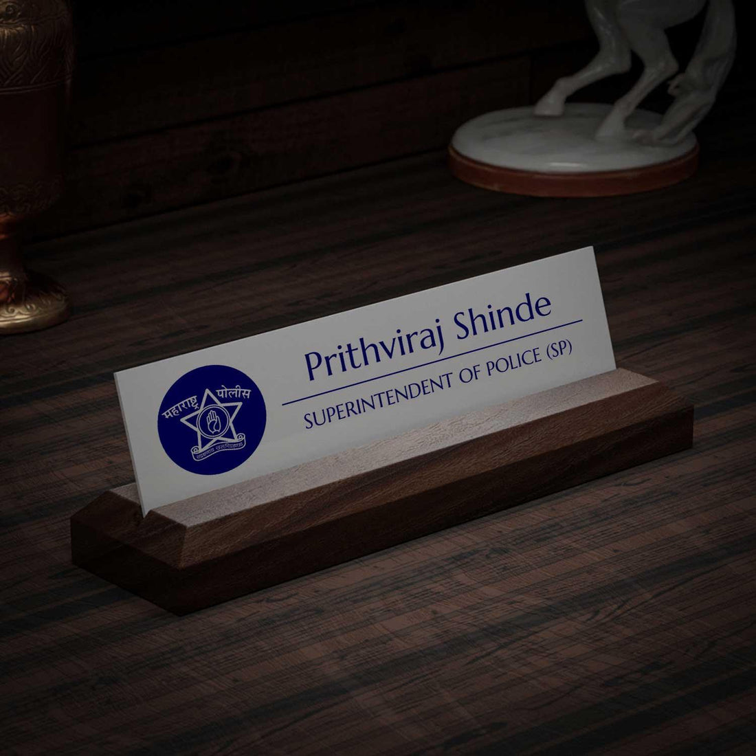 Excelus Office Desk Name Plate for Police Officer – Housenama