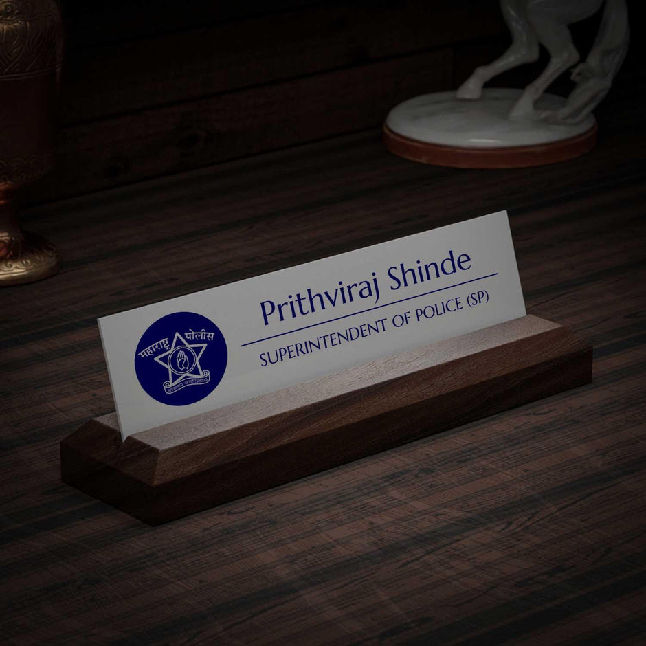 Desk Name Plates for Police Officers | Buy Online | Housenama