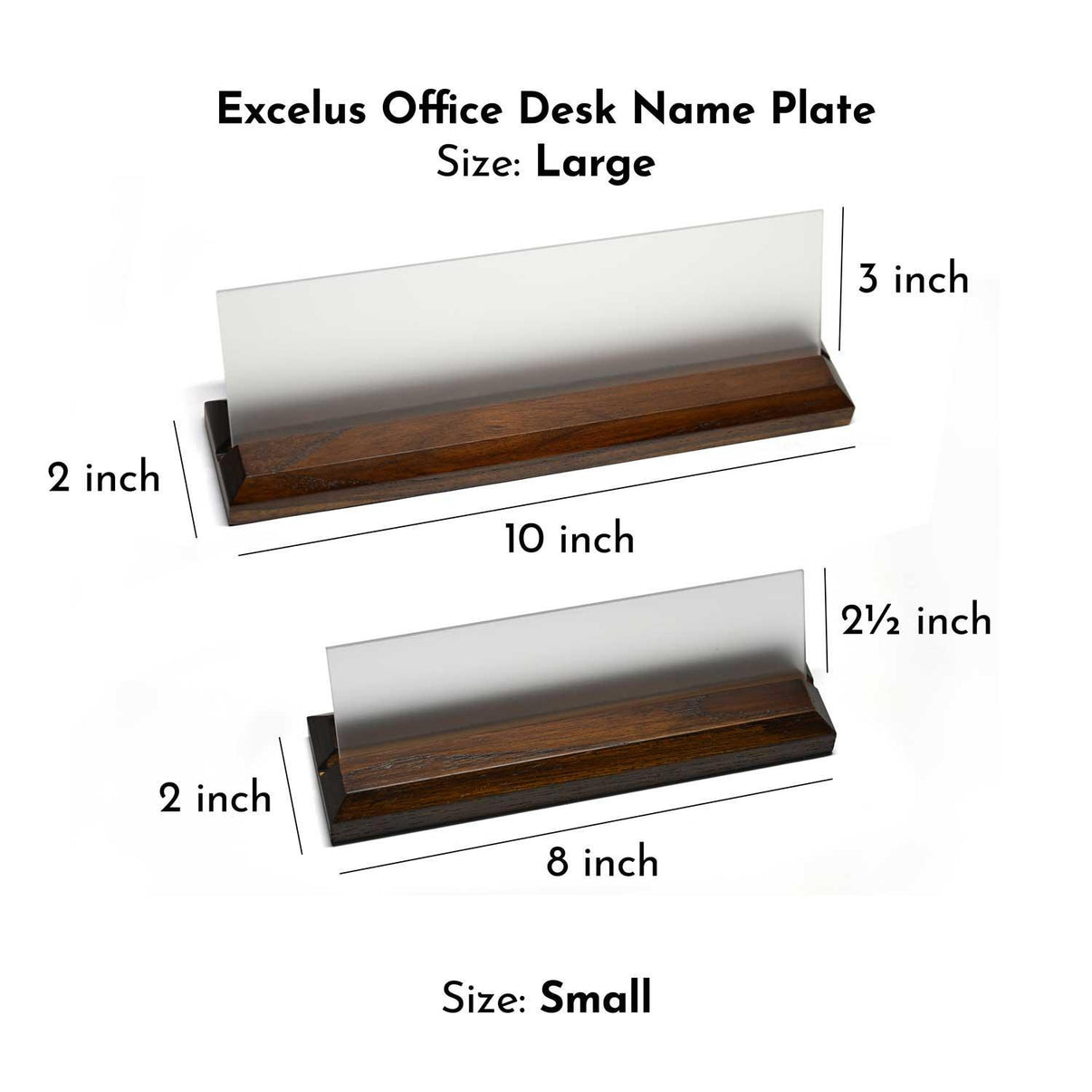 Excelus Office Desk Name Plate for School Principal – Housenama