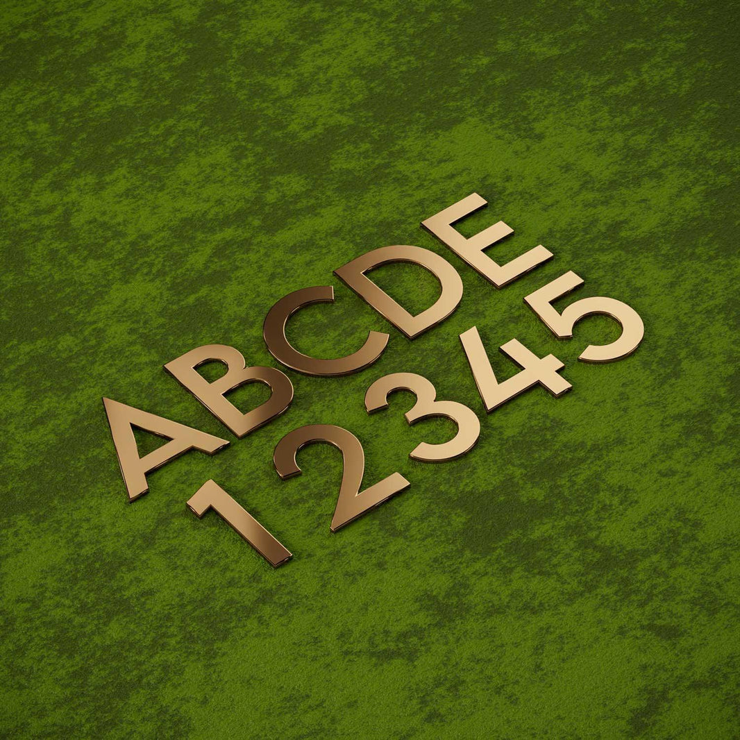 Brass Name Plates | Brass Letters & Numbers | Housenama