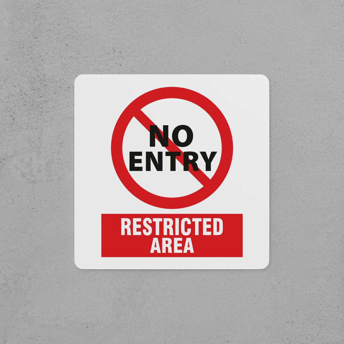 No Entry (Restricted Area) Sign – Housenama