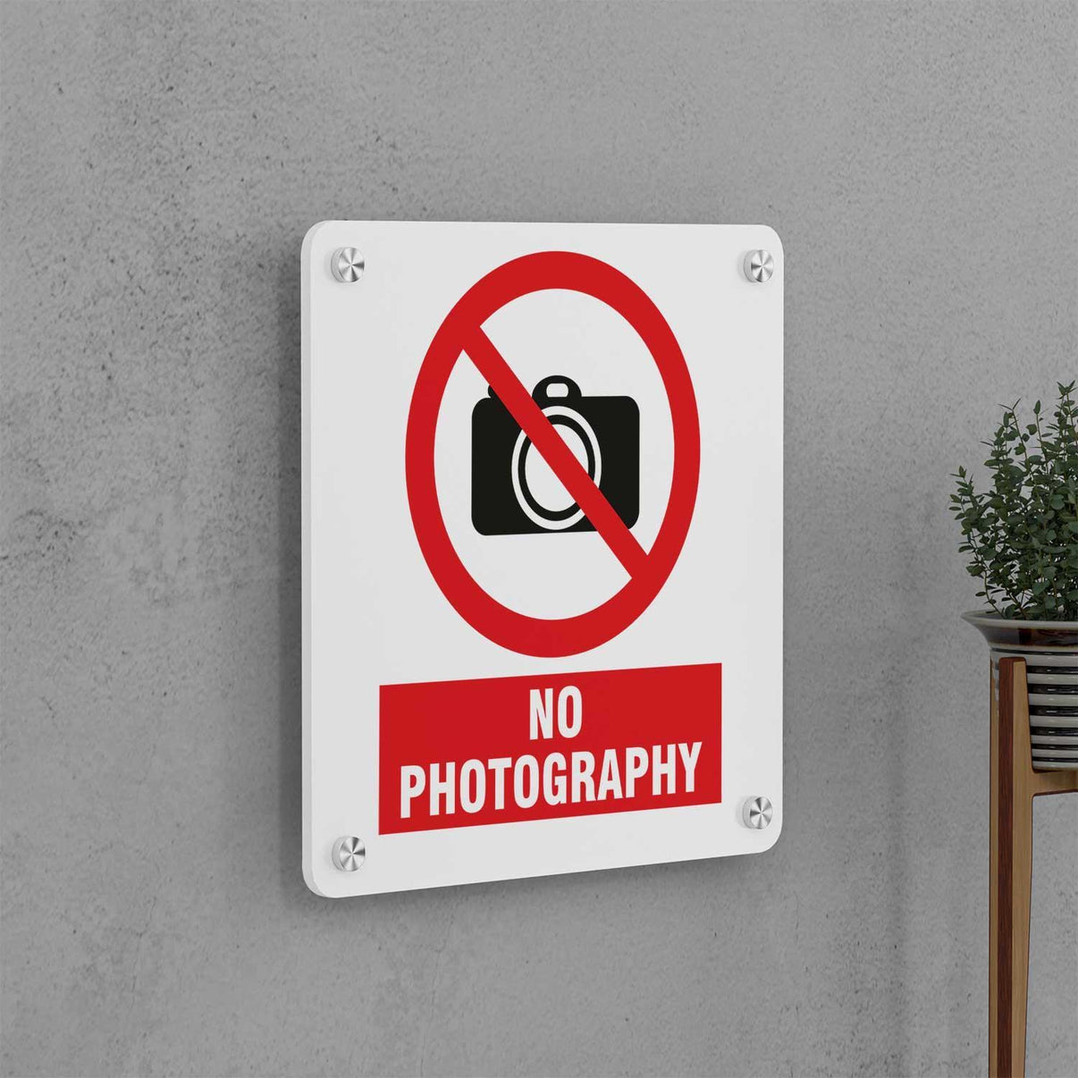 No Photography Sign – Housenama