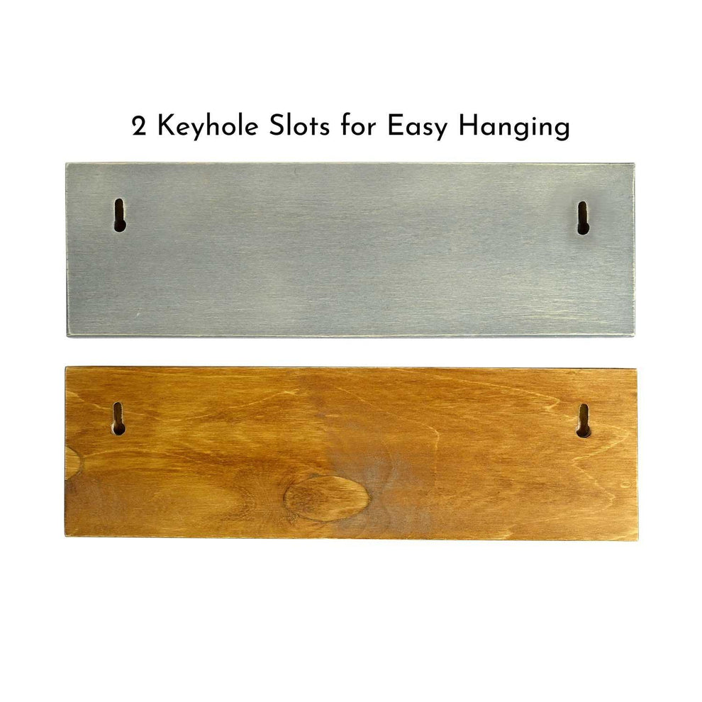 Rustic Wooden Nameplate for Dad | Father's Day Gift | 40 cm × 12 cm ...