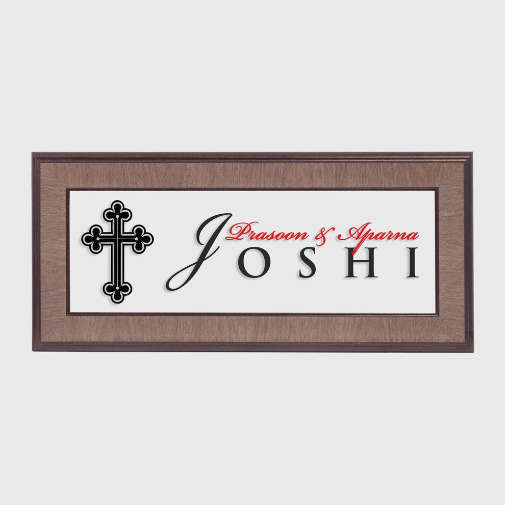 Allegro Name Plate Holy Cross Weatherproof – Housenama
