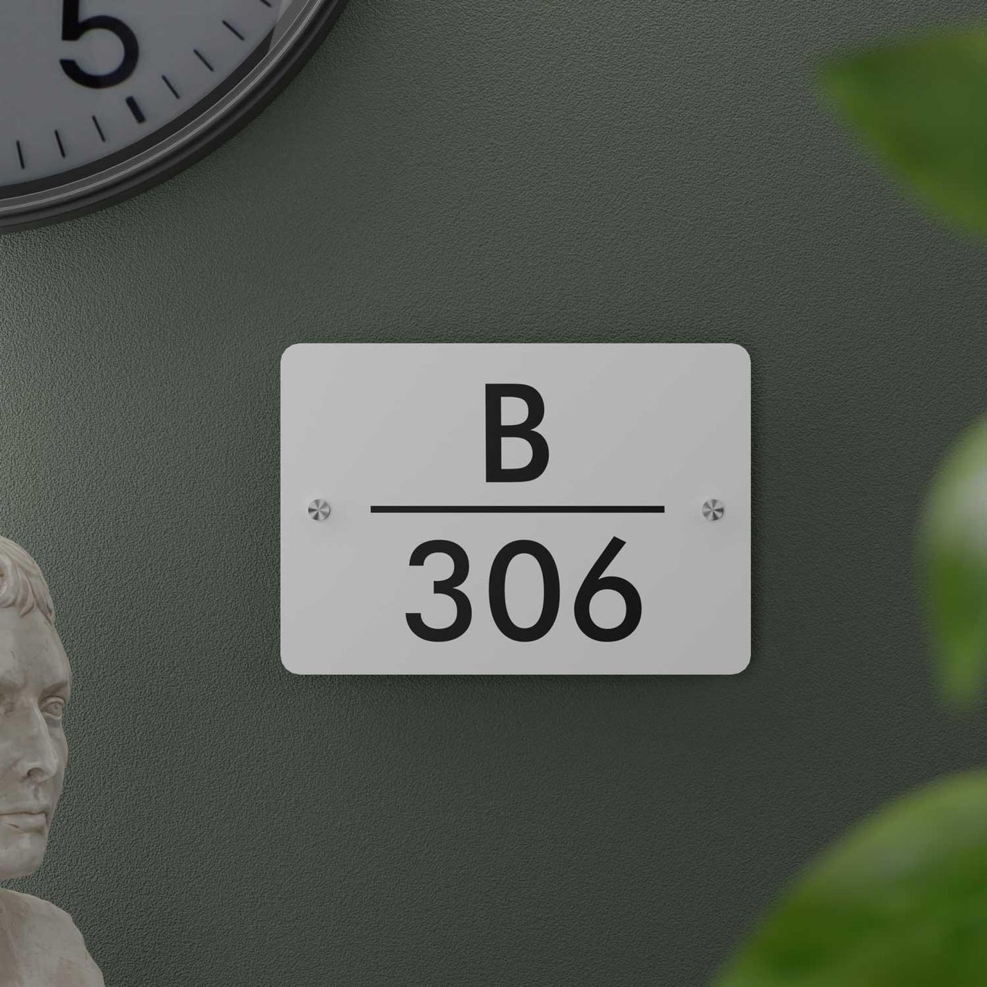 Futura (Matte White) House Number/Name Sign - Multiple Sizes Available ...