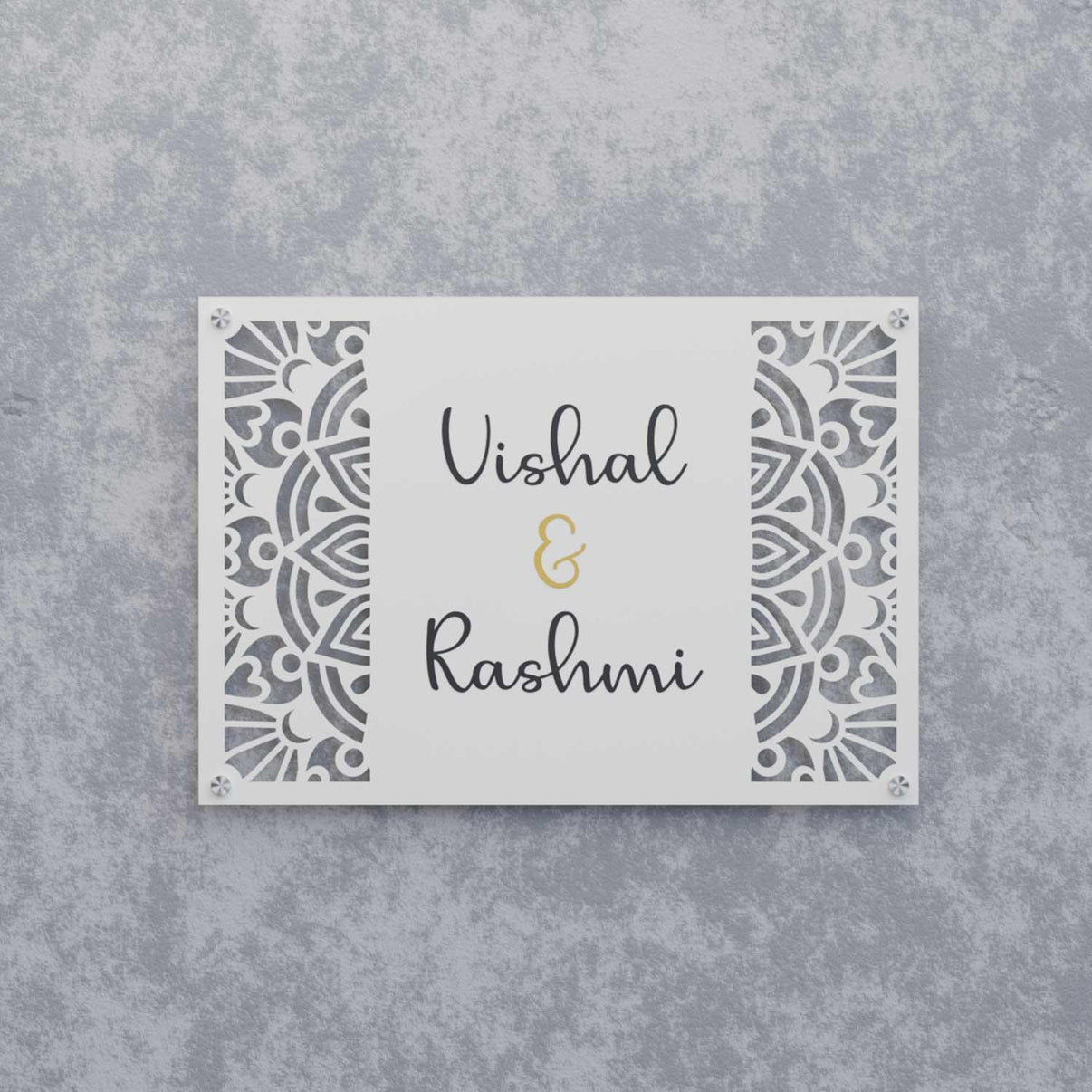 Justajoo Steel Name Plate – Housenama