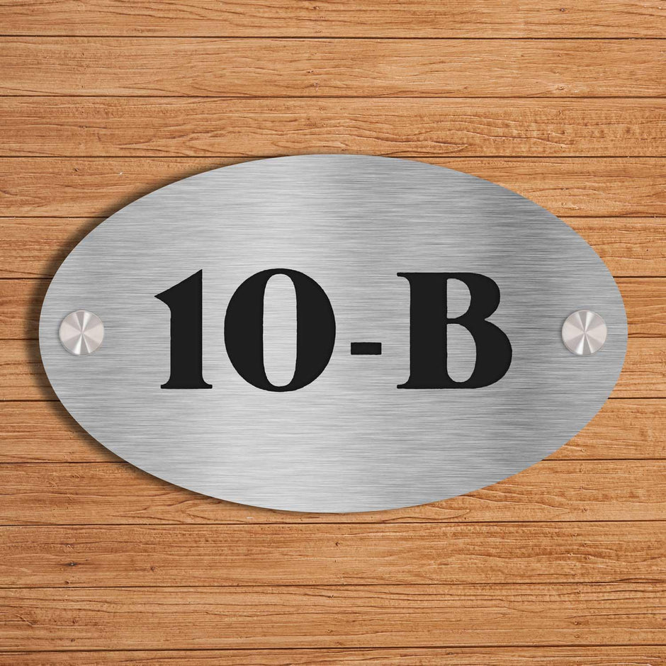 Buy Stainless Steel Name Plates Online | 304 Grade | Housenama