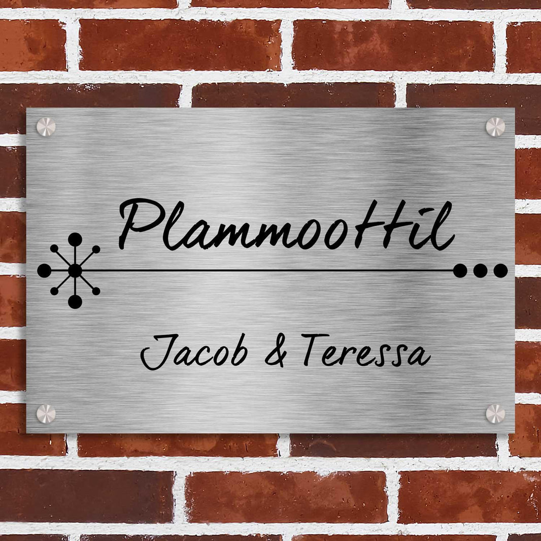 Metal Nameplates | Stylish & Durable Door Signs | Housenama