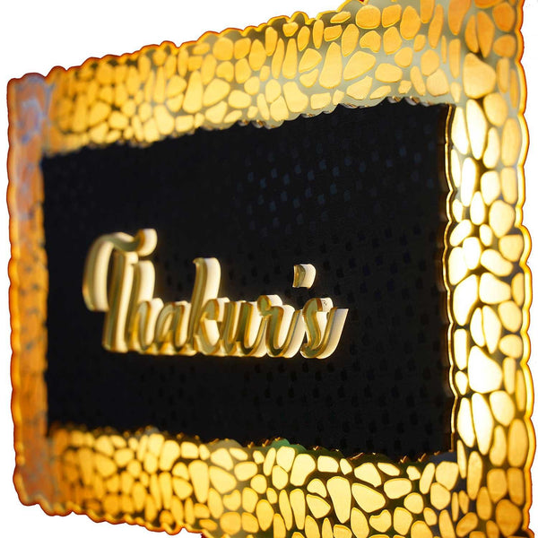 Thakur - Decorative LED Name Plate 15x10 inch – Housenama