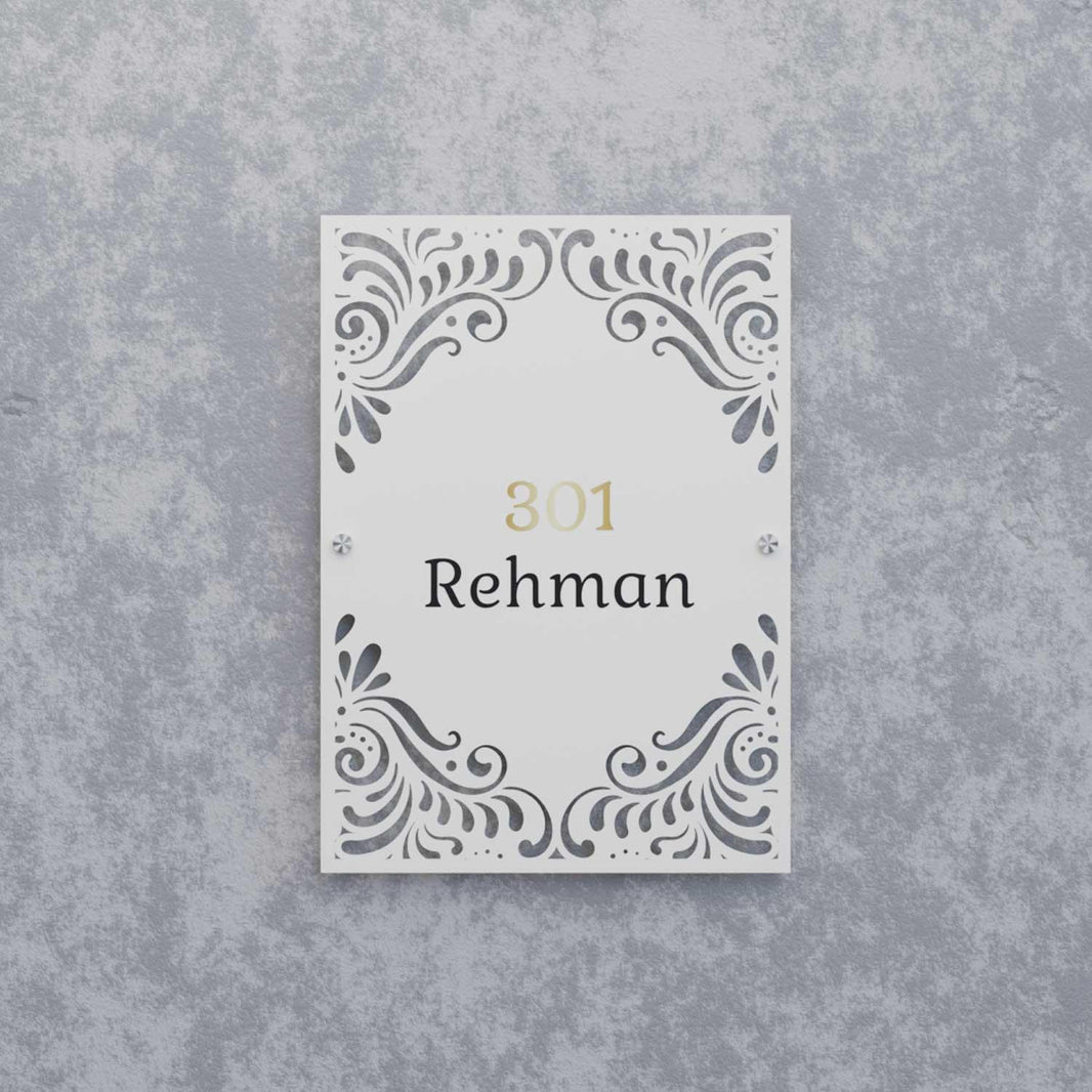 Discover Stylish Rectangular Name Plates for Home & Office | Housenama ...